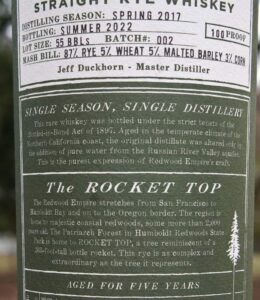 Redwood Empire Bottled In Bond Rye Review [In Depth] The Whiskey Shelf