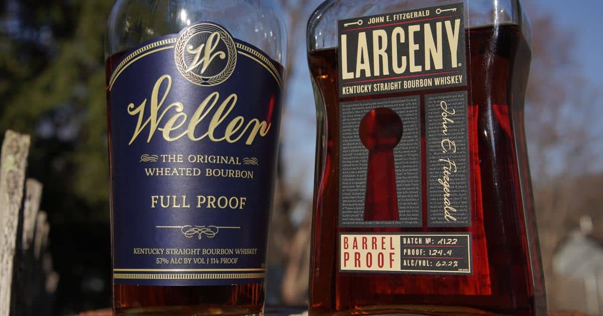 Weller Full Proof Vs Larceny Barrel Proof Comparison | The Whiskey Shelf