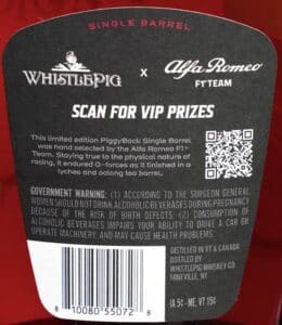 WhistlePig PiggyBack Legends Alfa Romeo F1 Rye Review [In Depth] The ...