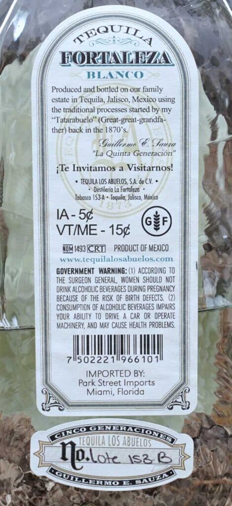 Fortaleza Blanco Tequila Review [In Depth] The Whiskey Shelf