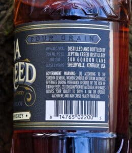 Jeptha Creed Four Grain Bourbon Review [In Depth] The Whiskey Shelf