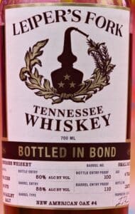 Leiper's Fork Bottled In Bond Tennessee Whiskey Review [In Depth] The ...