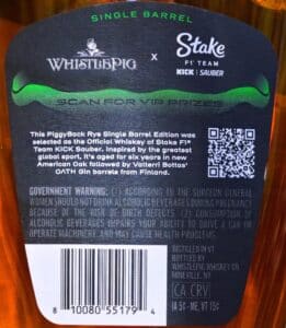 WhistlePig Piggyback Kick Sauber Single Barrel Rye Review [In Depth] The Whiskey Shelf